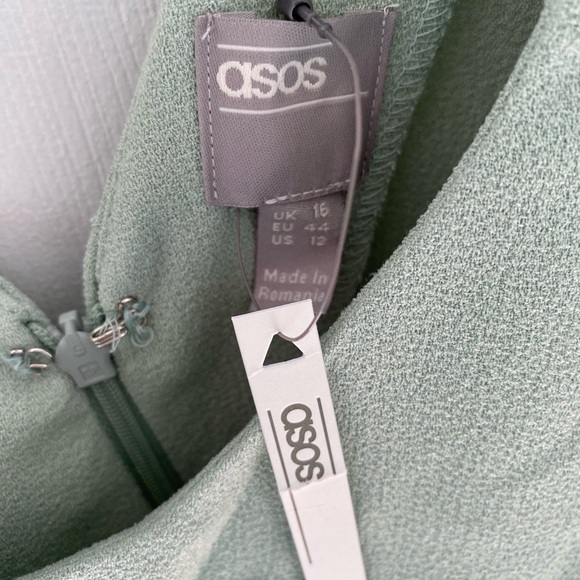 ASOS | Dresses | Nwt Asos Wiggle Midi Dress In Sage Green | Poshmark